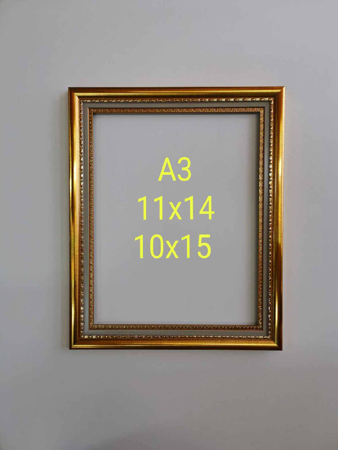 GOLD FRAME FIBRE PHOTO FAMILY ( A3 / 11X14 / 10X15 )MALAYSIA | Lazada