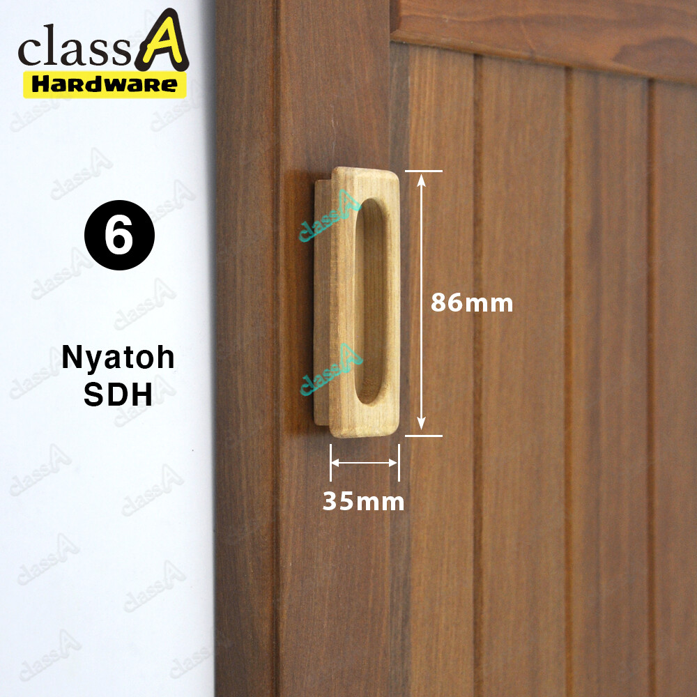 ClassAHW Cabinet Wooden Wood Handle Knob Door Drawer Pemagang Kayu ...