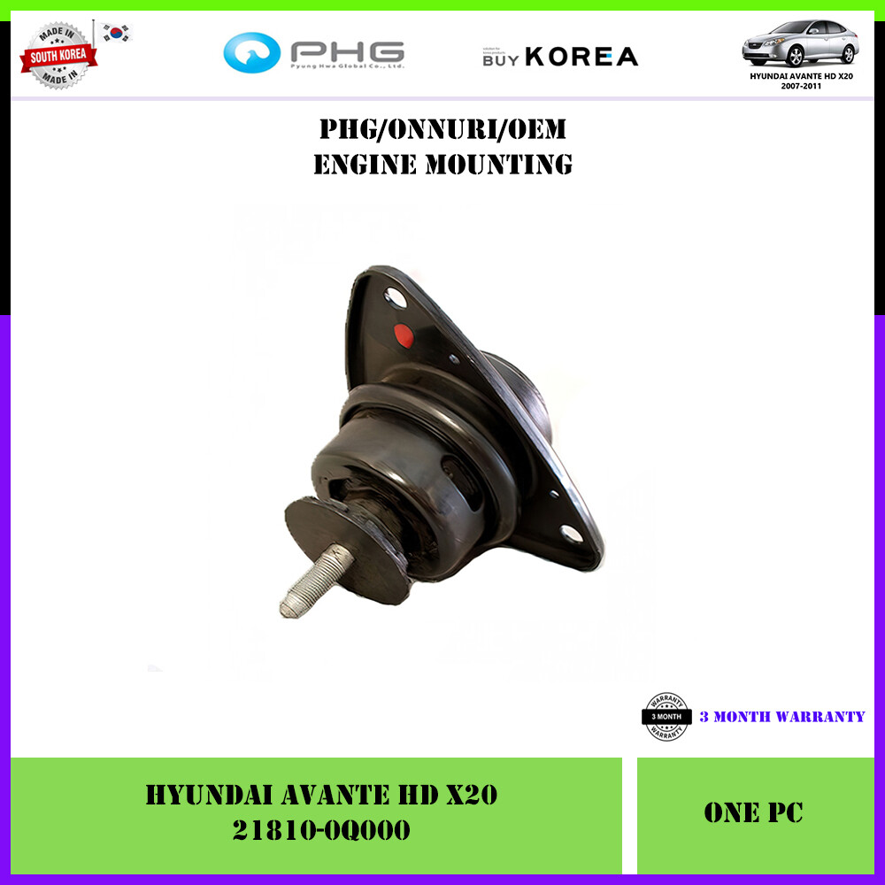 (HD-4) Hyundai Avante HD X20 Oem Engine Mounting (LH 21830-2H100/RH ...