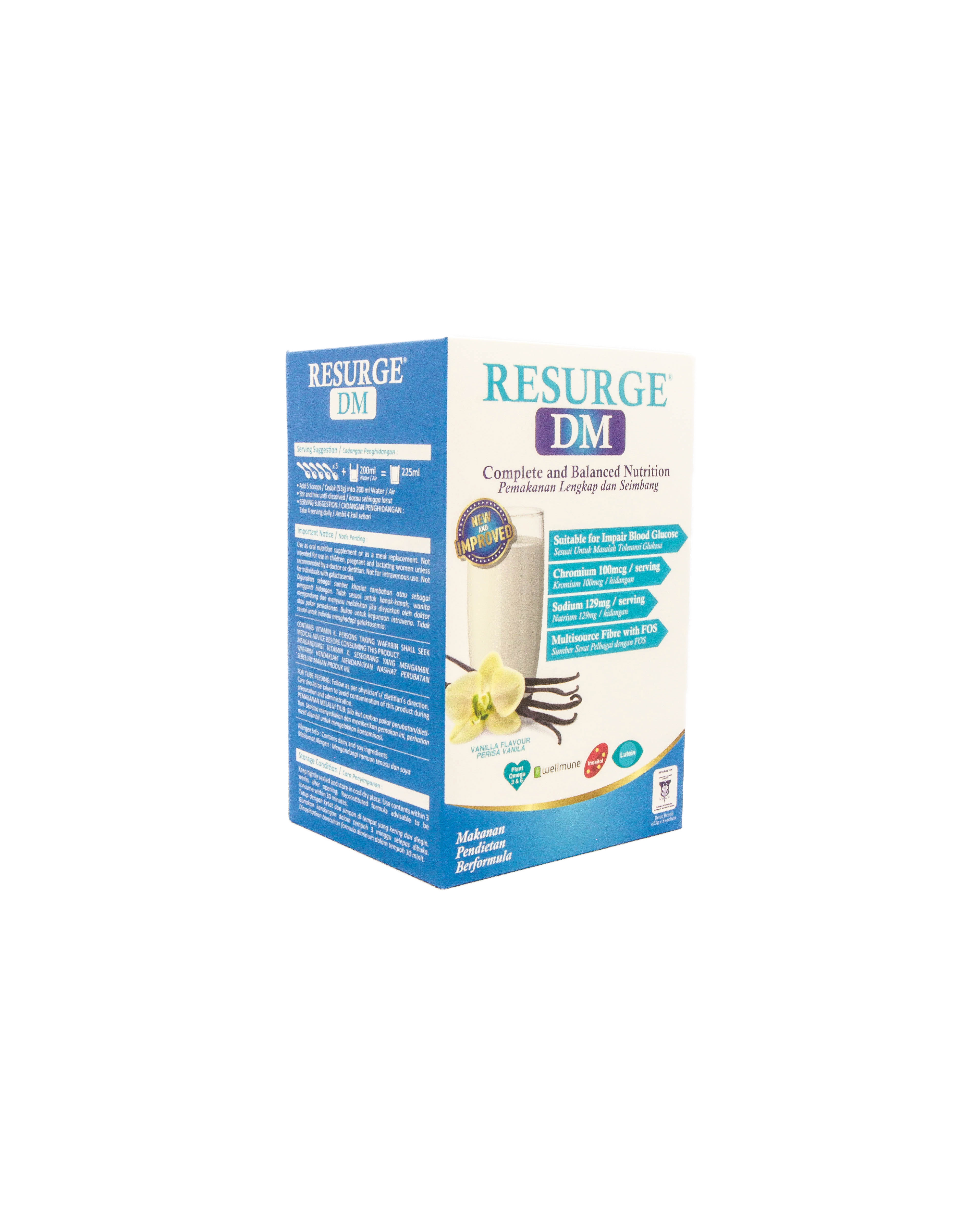 Resurge DM Vanilla 53g X 8s | Lazada