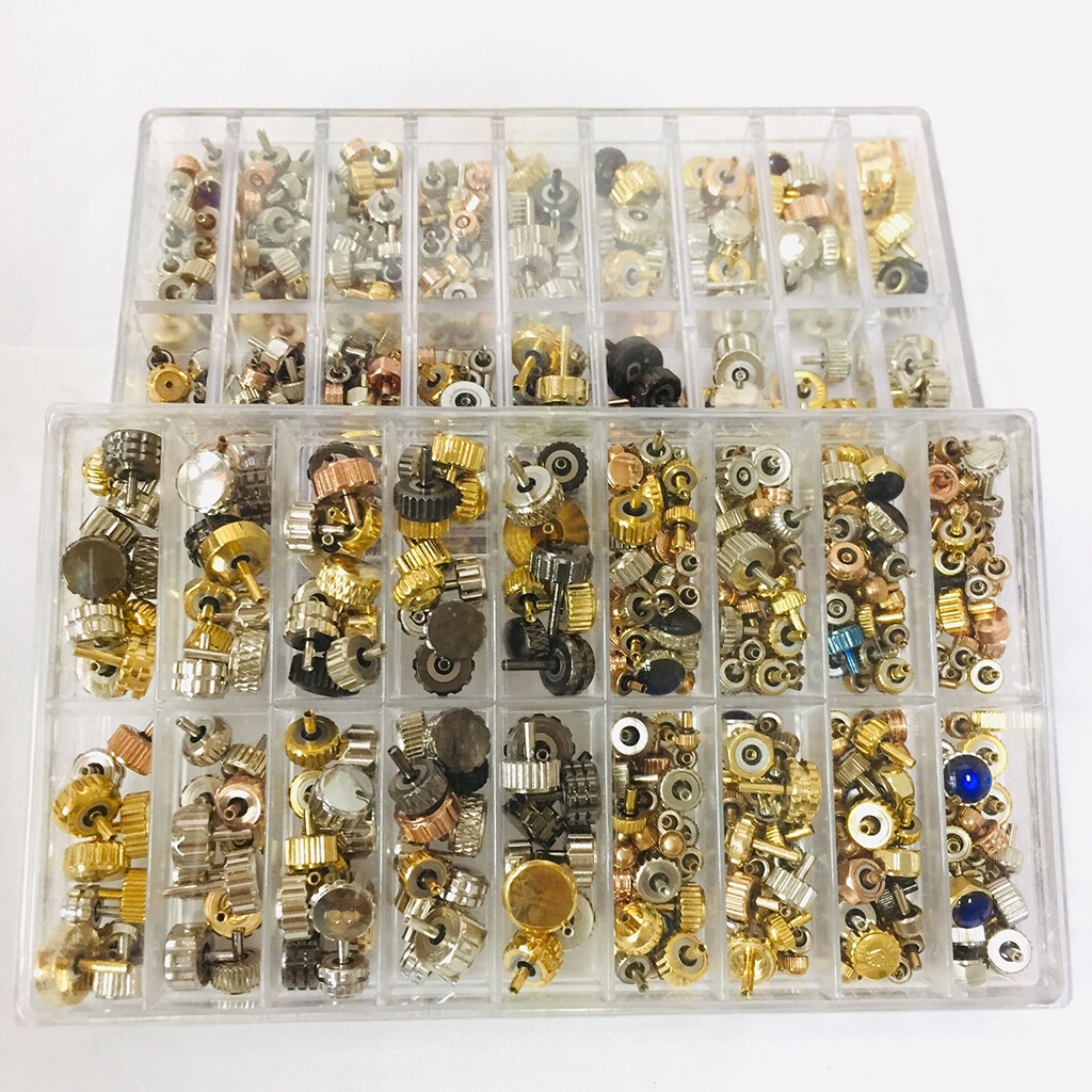 ZYEarth Watch Crown Parts Set, Watch Crown Kit, Assorted Gold and ...