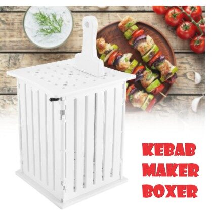 🌹READY STOCK🌹 Kebab Maker Box 36 Holes Meat Skewer Kebab Maker Box ...