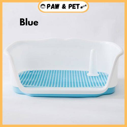 Ready Stock Large & Small Size Dog Pee Tray with Wall and Pillar Toilet ...