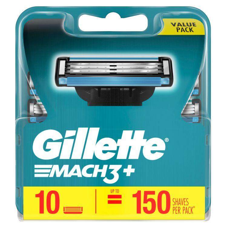 Gillette Mach 3 Mach3 Mach3+ Refills Replacement Shave Blade Cartridge ...