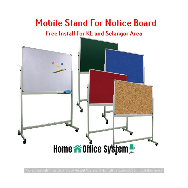 Mobile Stand For Notice Board (Price for Stand Only) - Home And Office ...