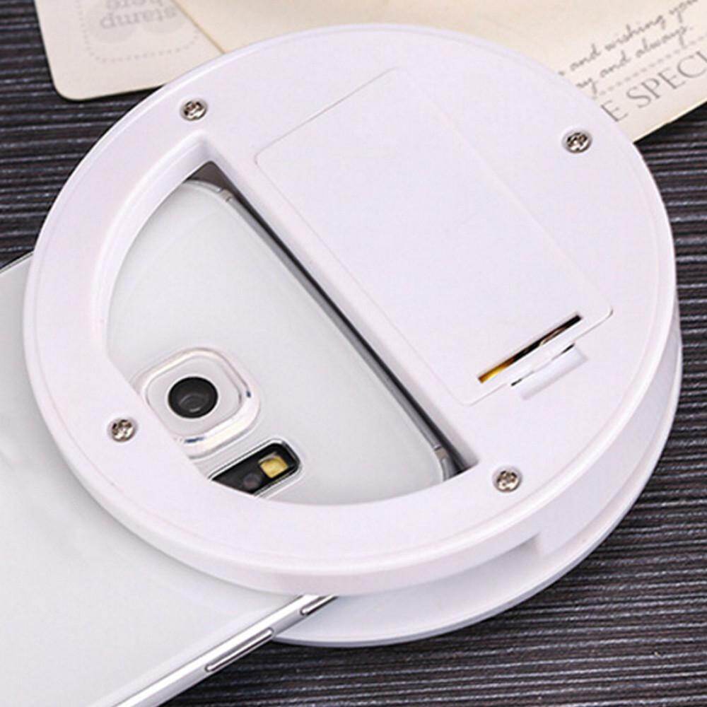 S Elfie LED แหวนแสงแฟลชแบบพกพาโทรศัพท์ S Elfie โคมไฟส่องสว่างคลิปโคมไฟ ...