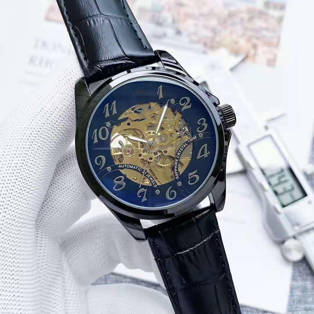 ☑️2023 New Labor High-End Automatic Mechanical Hollowing Belt Watch ...