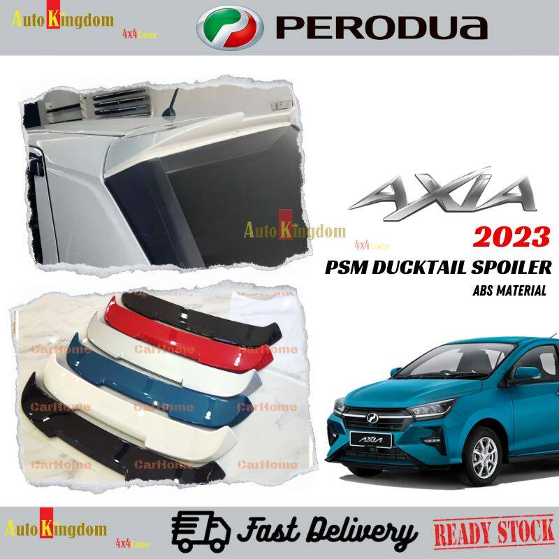 Perodua Axia 2023 Spoiler Ducktail Spoiler PSM Duck Tail Rear Spoiler ...