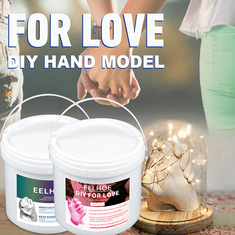 YCG Hand Foot Print Mold Gypsum Hand Casting Kit Baby Birthday Gift ...