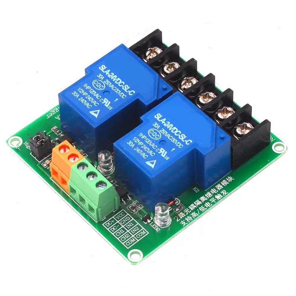 1 /2 /4 channel 30A relay module with optocoupler isolation high ...