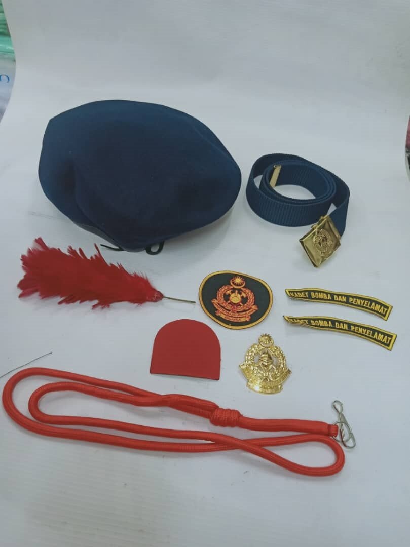 PERSATUAN BOMBA FULL SET BADGES & ACCESSORIES | Lazada