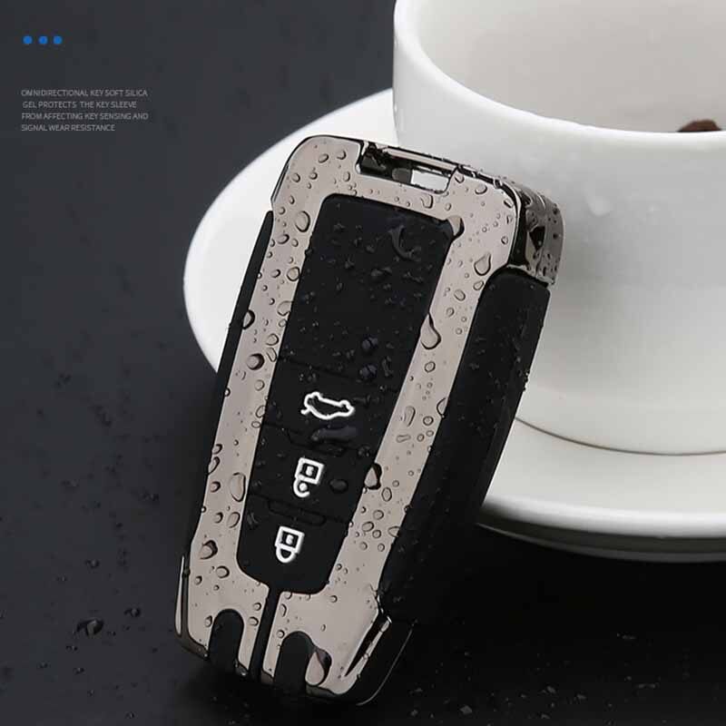 For Toyota Revo 2021 Camry CHR Prado 2017 2018 Zinc Alloy Silicone key ...