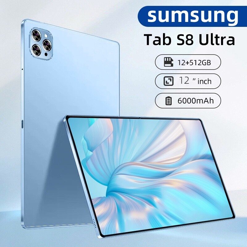 【Jualan Besar】Tablet Asli Baru SUNSUNG S8 Ultra Wifi 5G Dual SIM Dual ...