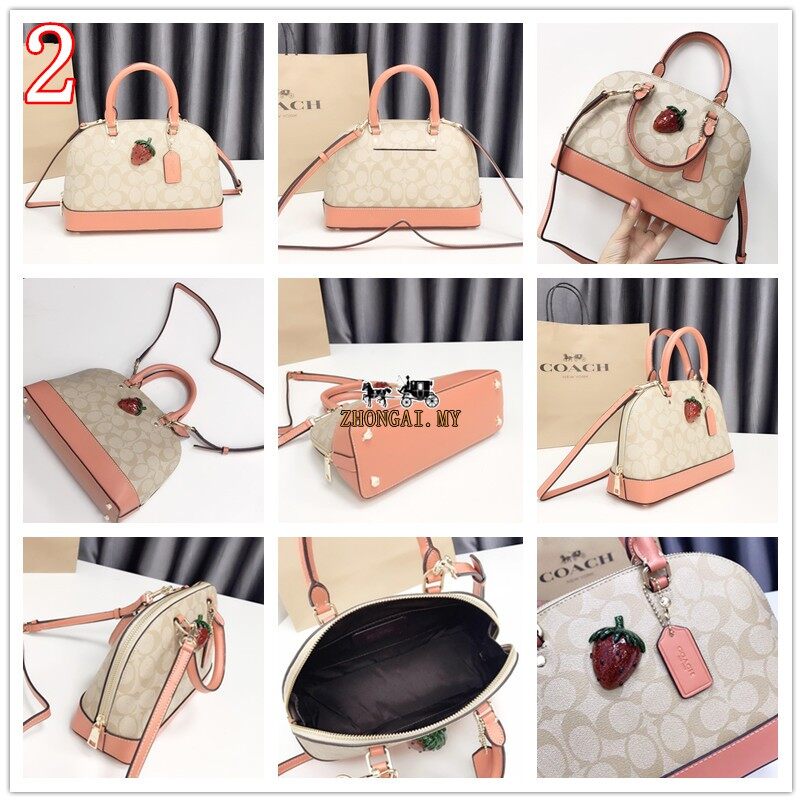 Coach ใหม่ F72751 F72752 F72753 F73718 กระเป๋าหนังเปลือก กระเป๋าสะพาย ...