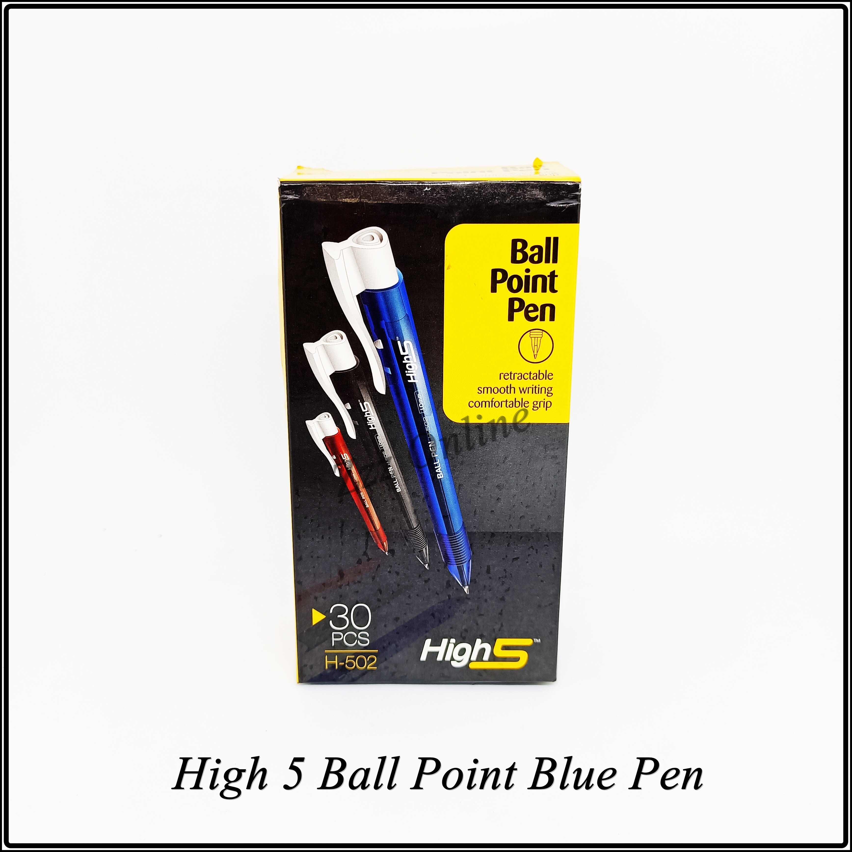 High 5 Ball Point Blue Pen | Lazada