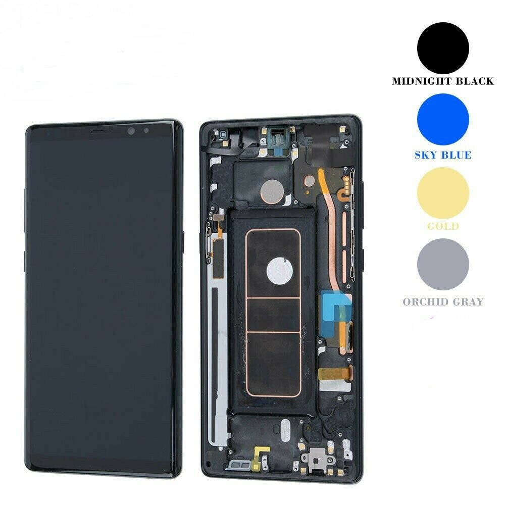 สำหรับ Samsung Galaxy Note 8 N950หน้าจอแสดงผล LCD Digitizer กรอบ OLED ...