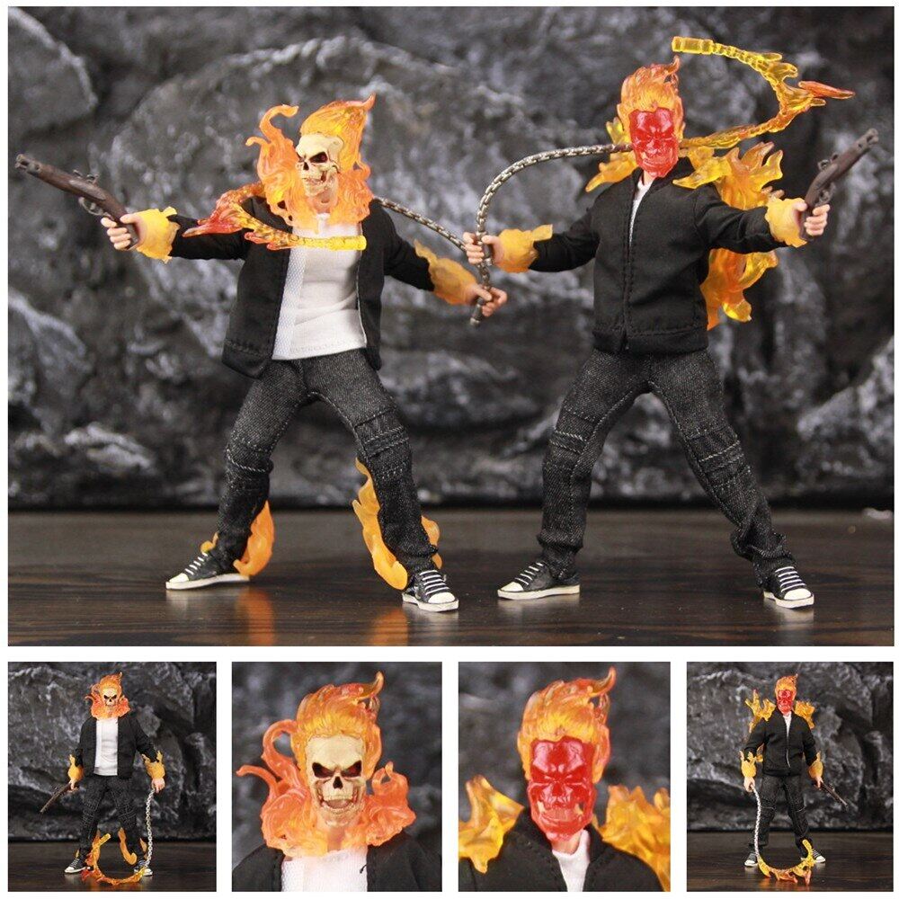 Custom ML Legends Punk Ghost Rider 6 เสื้อผ้าตุ๊กตาขยับแขนขาได้กางเกง ...