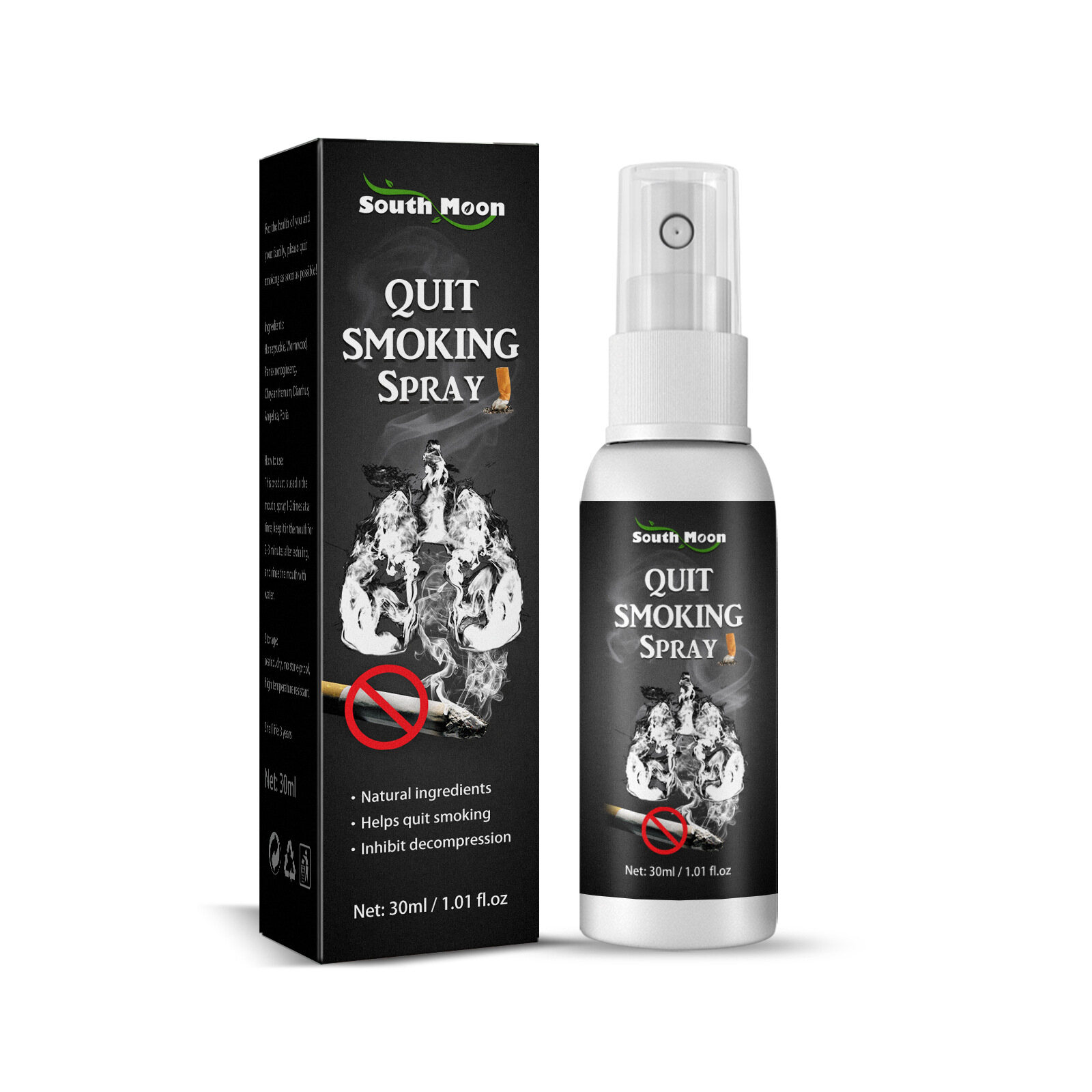 South Moon Quit Smoking Spray Smoking Cessation Treatment Stop Smoking ...