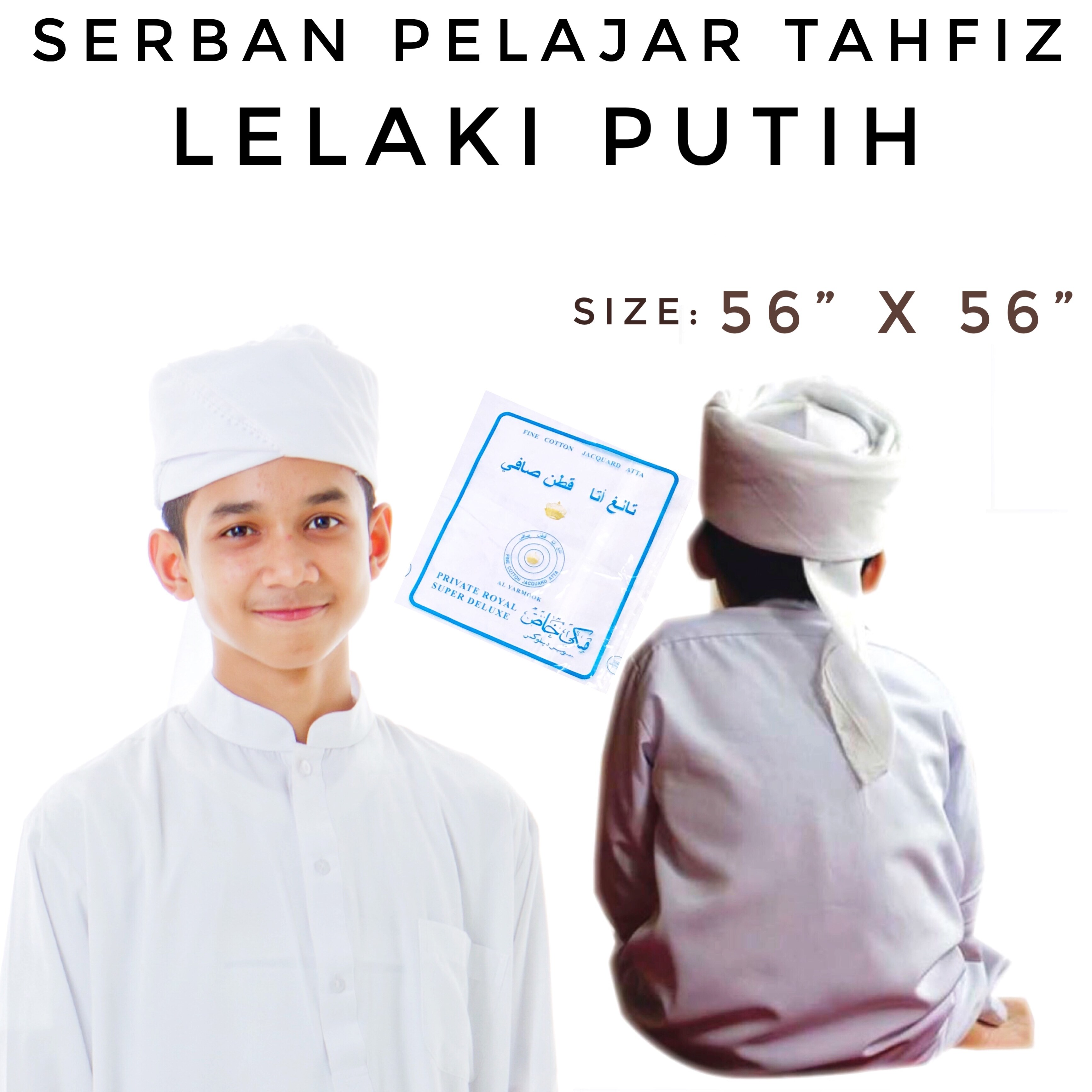 Kain Serban Tahfiz Putih (High Quality) | Lazada