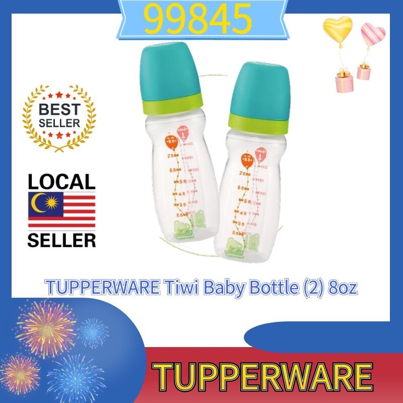 TUPPERWARE Tiwi Baby Bottle (2) 8oz | Lazada
