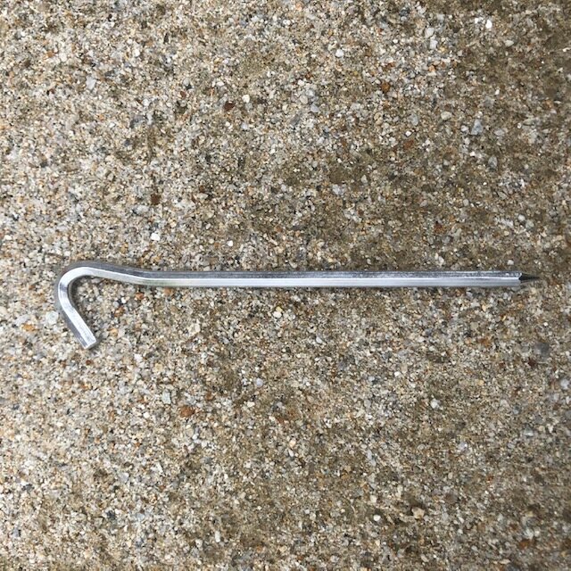 Camping Peg 1pc 18cm Harden Aluminium Alloy Y Shape Ultralight Tent Peg ...