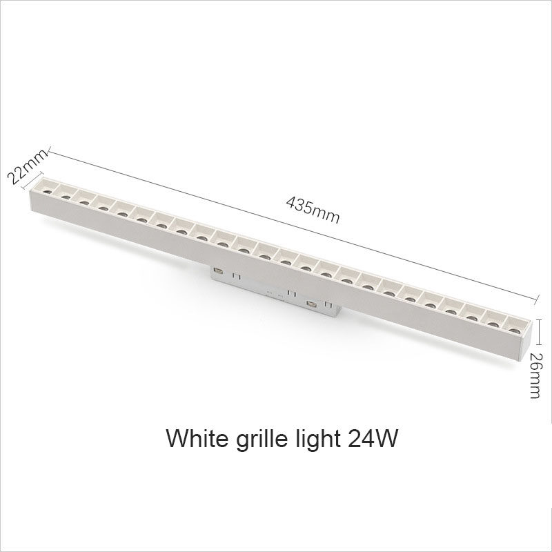 Smart White Recessed Magnetic Track Lights Dimmable 48V Surface mounted ...