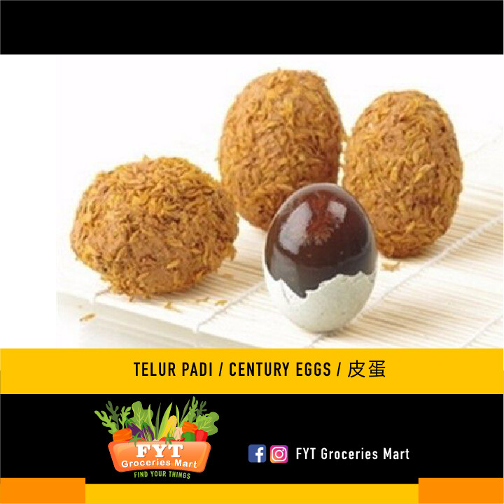 FYT GROCERIES - CHICKEN - CENTURY EGG / TELUR PADI / 皮蛋 | Lazada
