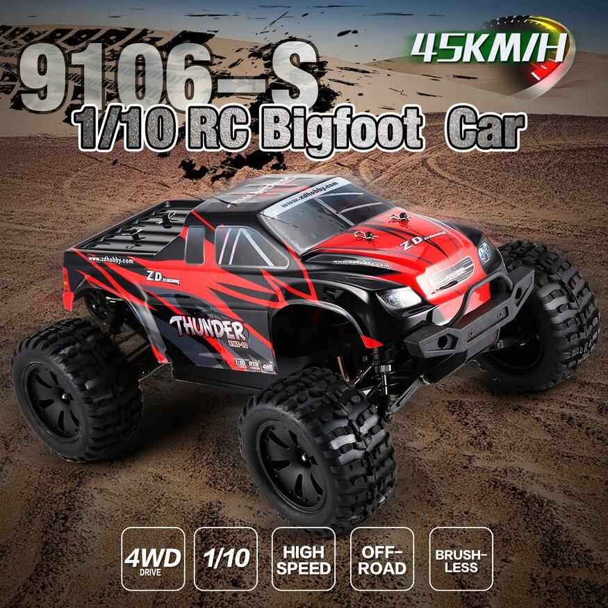 ZD Racing 9116(V2) 1/8 2.4 กรัม 4WD 80A 3670 brushless RC รถออฟโรด ...