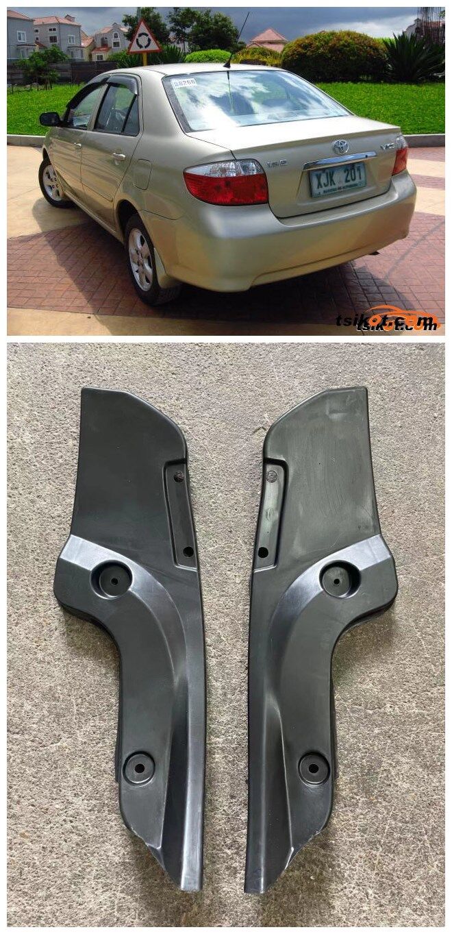 toyota vios gen1 2002 2003 2004 2005 2006 2007 rear fender liner ...