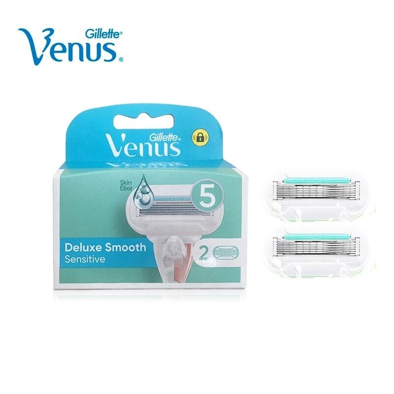 Venus Razor Blades Aloe 5 Layers Shaving Blades Suit for All Venus ...