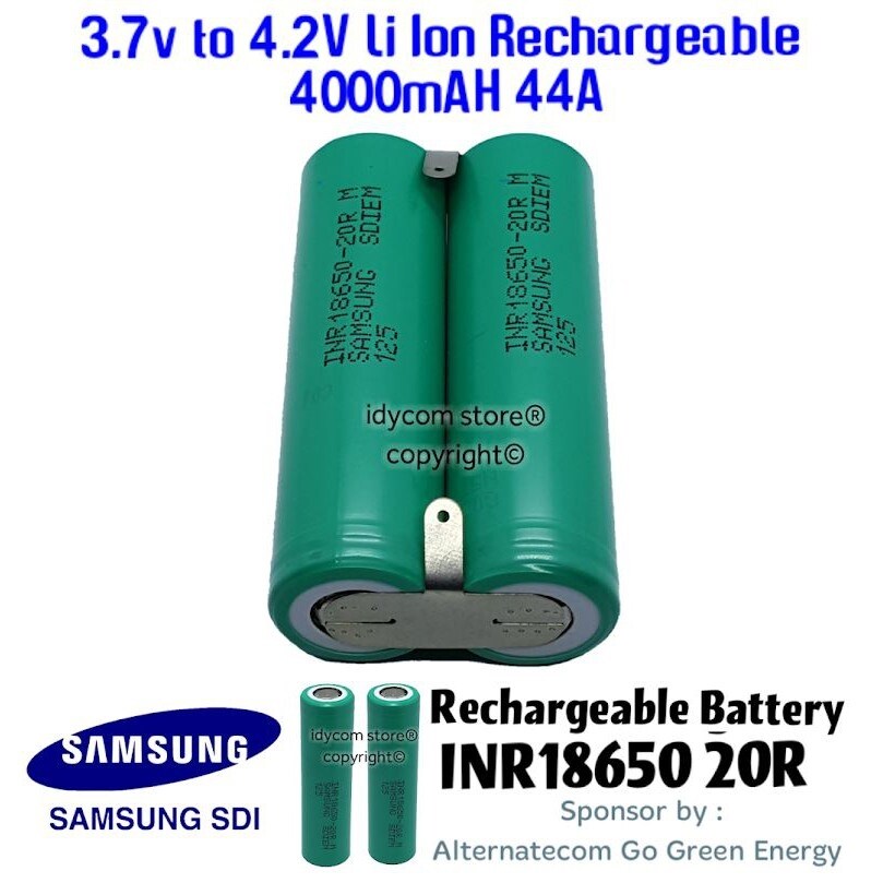 New Sale 18650 Battery Pack Custom DIY Lithium Li Ion INR18650-20R ...