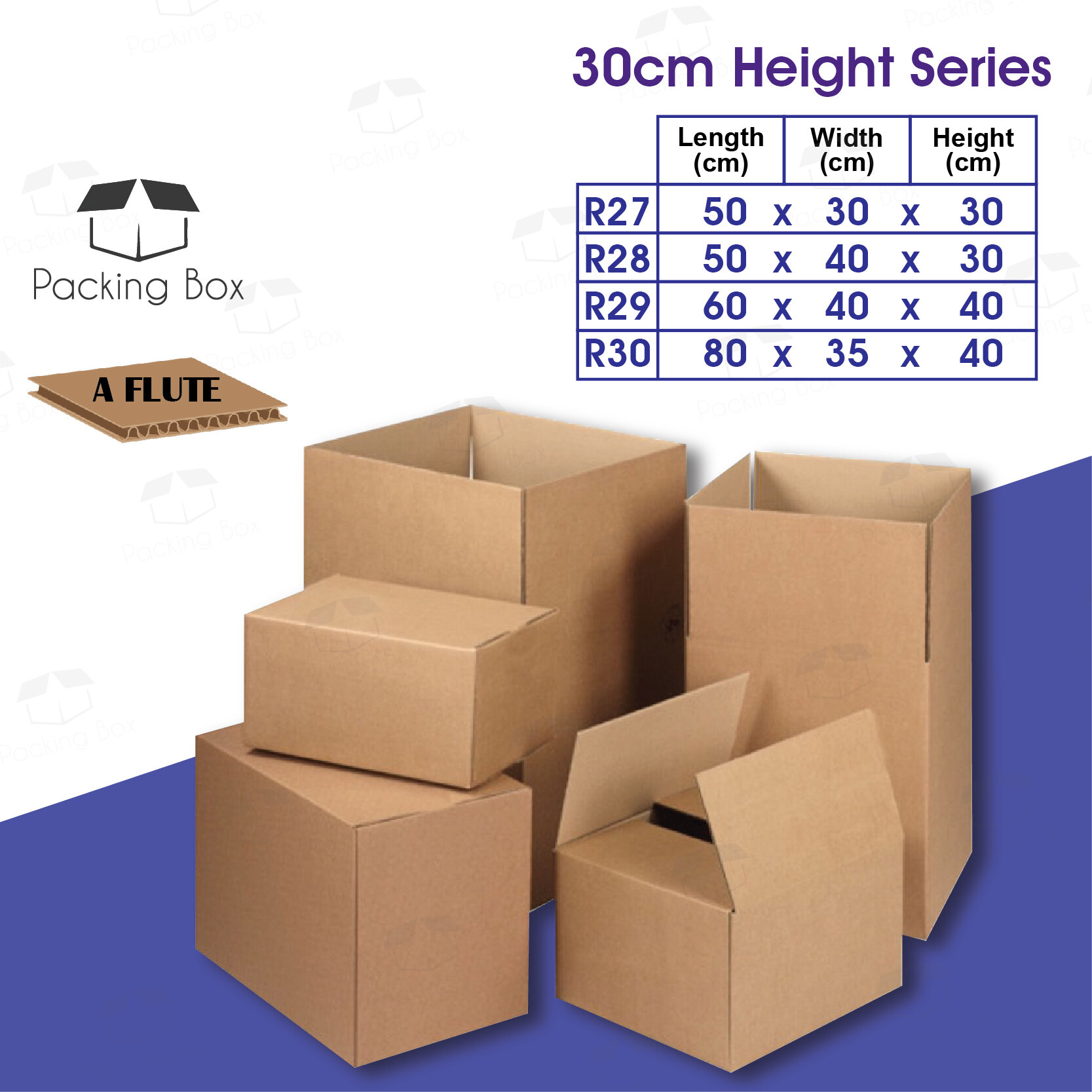 Packing Box Carton Box Packing Box Packaging Box Kotak - A Flute - Big ...