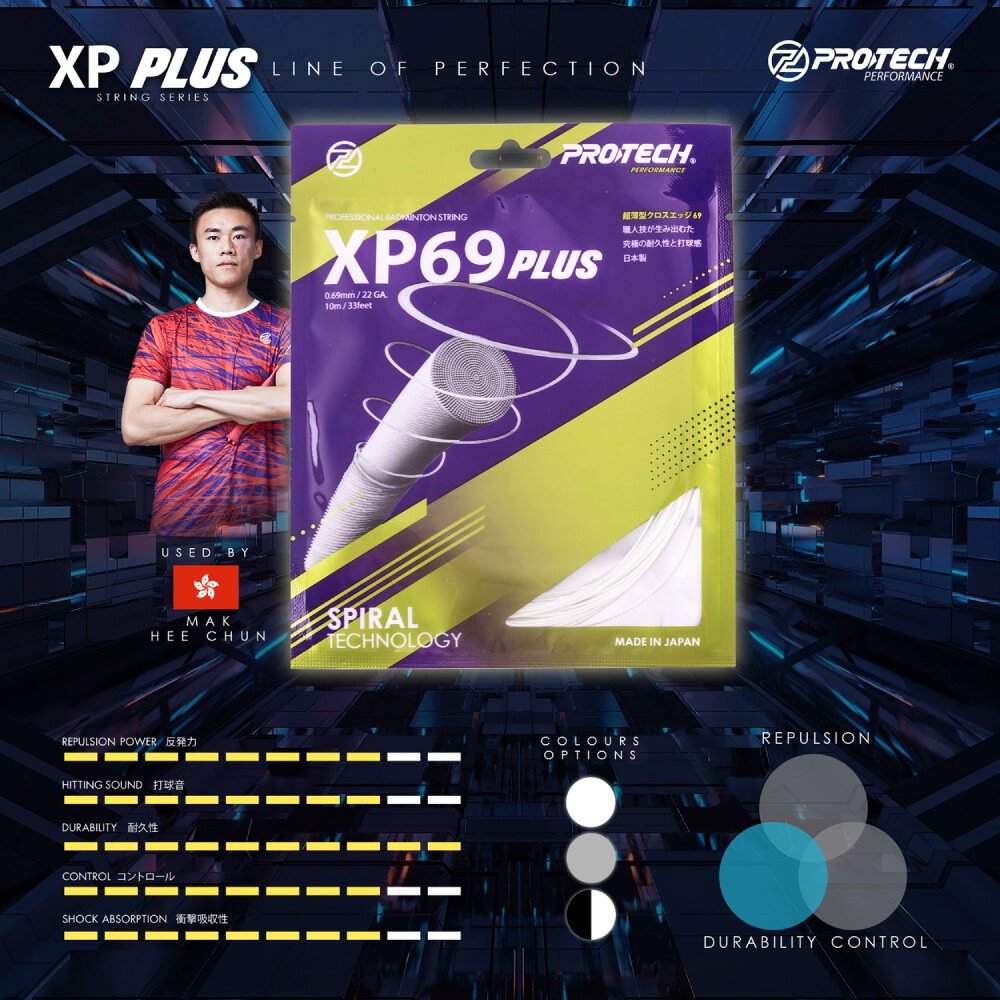 PROTECH Badminton Racket - Maxilite Enhanced DX (7UG1) (MAX 30LBS ...