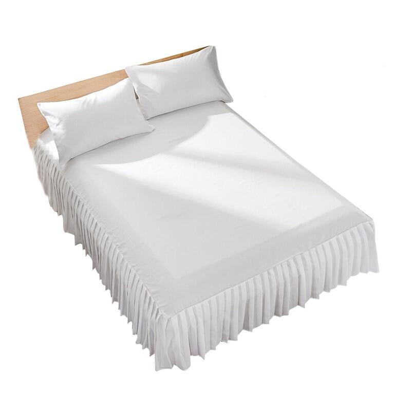 Newly Bed Cover Bedspread Bed Skirt Hotel Home Sheet Bed Skirts