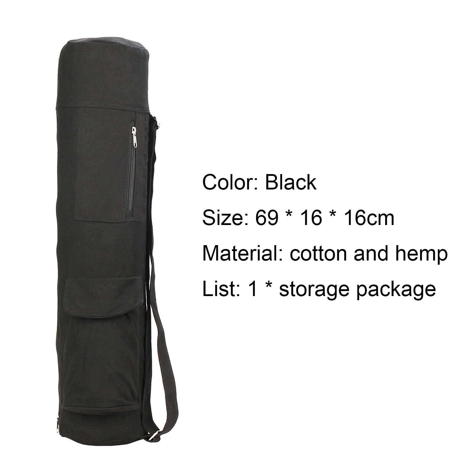 Yoga Mat Bag Portable Durable Solid Color Multi-purpose Yoga Storage ...