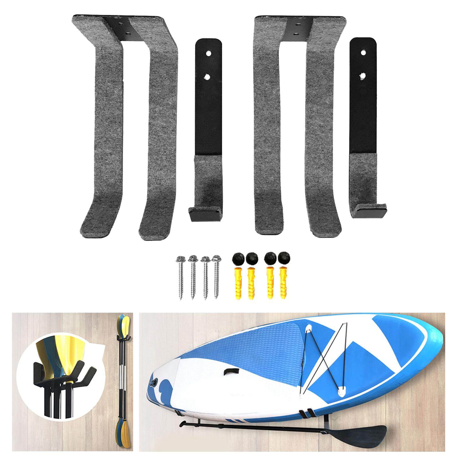 Chulisia Surfboard Wall Rack,Surf Board Racks For Display Mount Storage ...