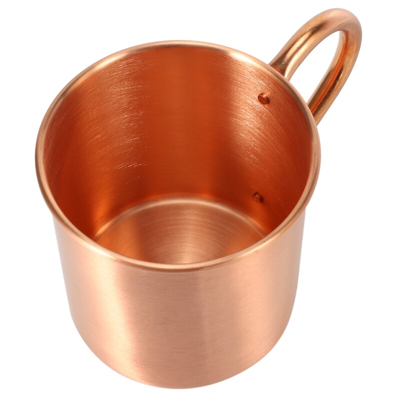 Pure Copper Moscow Mule Mug Solid Smooth Without Inside Liner For ...