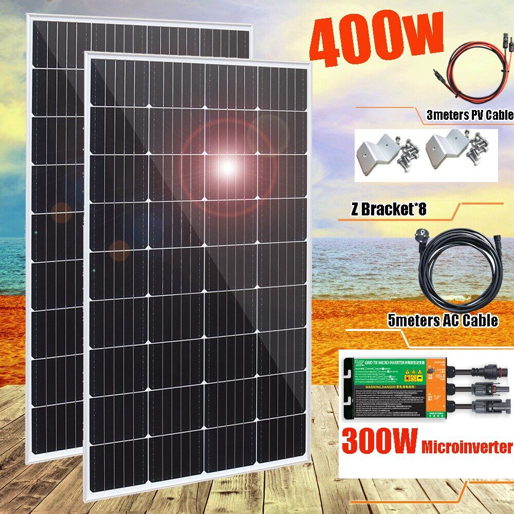 800W Glass Solar Panel Photovoltaic Panel Solar System Balcony Home For ...