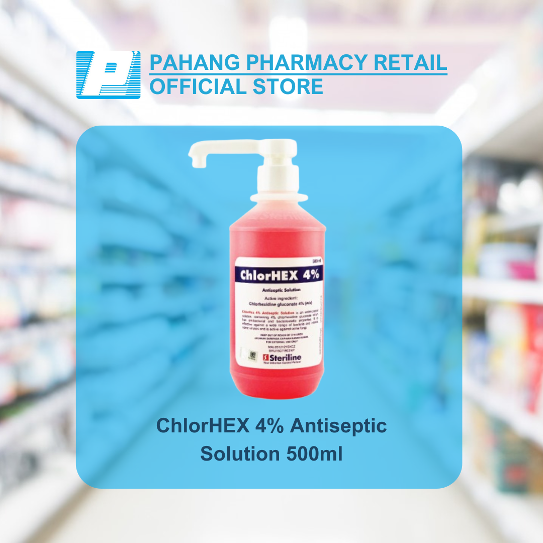 ChlorHEX 4% Antiseptic Solution 500ml | Lazada