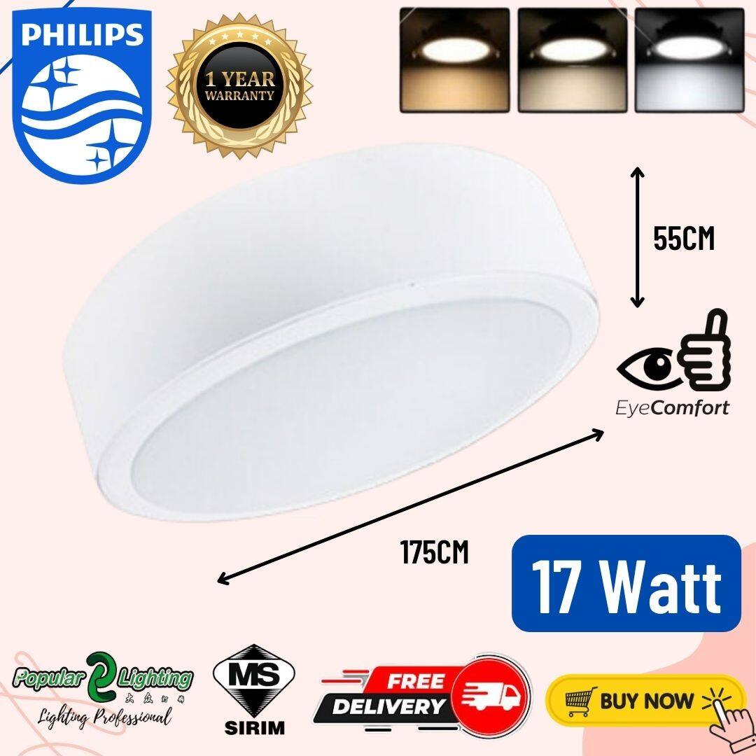 Ready Stock] Philips Led Surface Downlight Meson Series 7" 9" 17w 24w ...