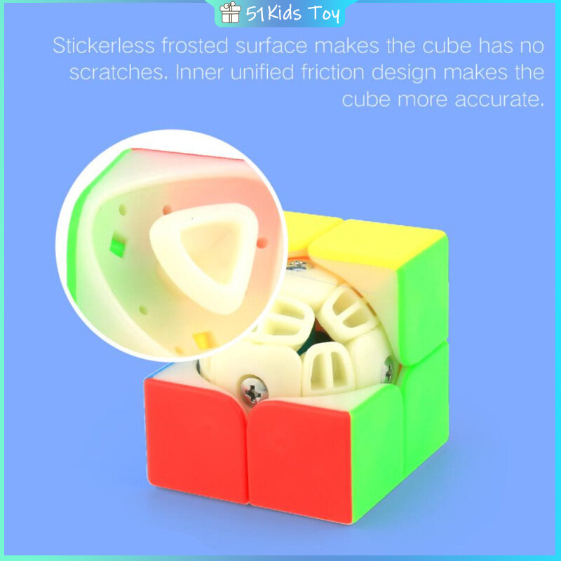CODจัดส่งที่รวดเร็ว????ลูกบาศก์รูบิค 2x2 ลูกบาศก์ปริศนาพื้นผิวด้าน Cube ...
