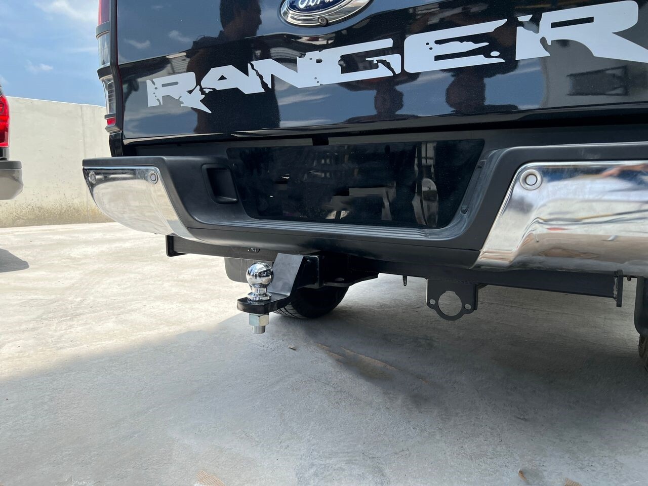 Tow Bar with Pintle Hook Towing Bar Towing Hook For Ford Ranger T6 T7 ...