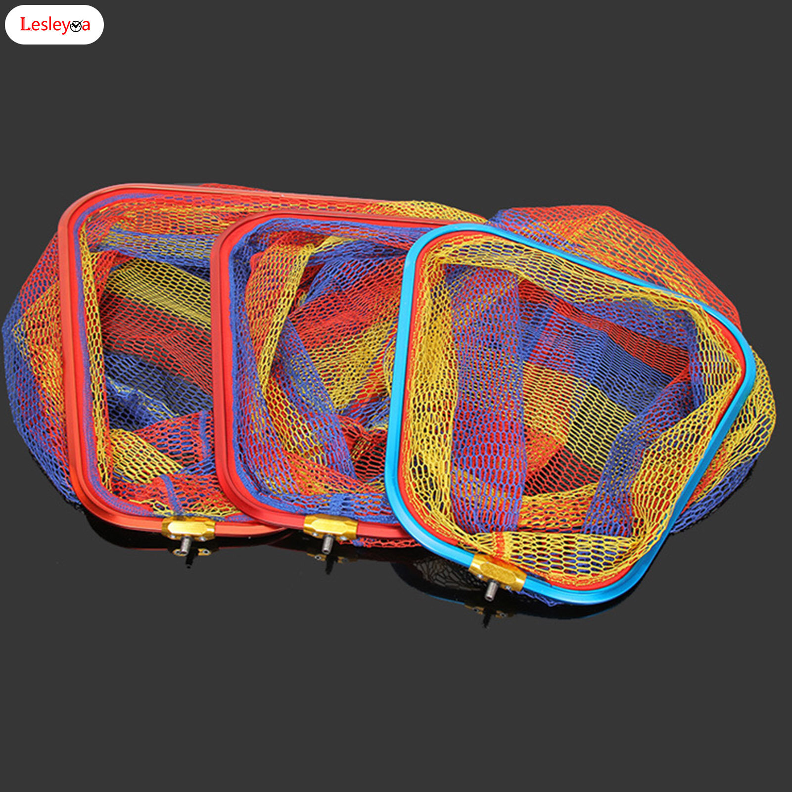 LesleyCa LesleyCa Fishing Nets Fishing Gear Stainless Steel Fishing Net ...