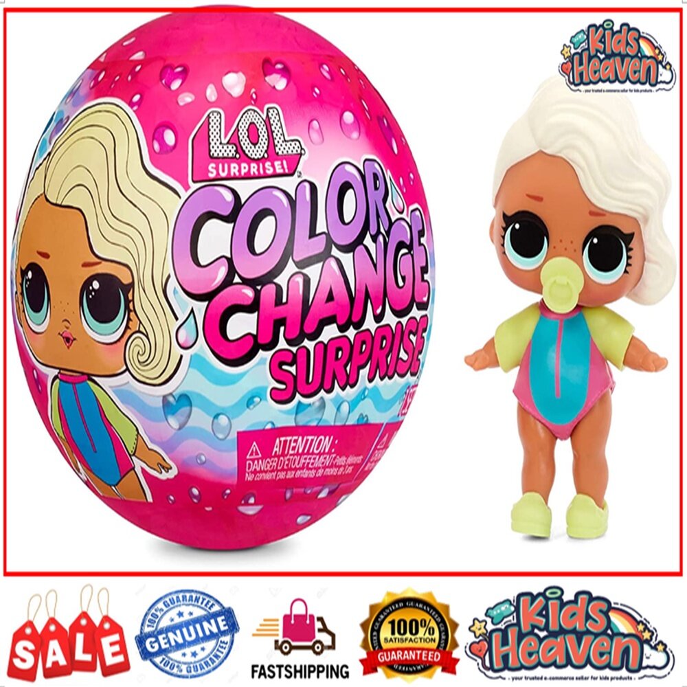 L.O.L. Surprise! LOL Surprise Color Change Dolls with 7 Surprises (100. ...