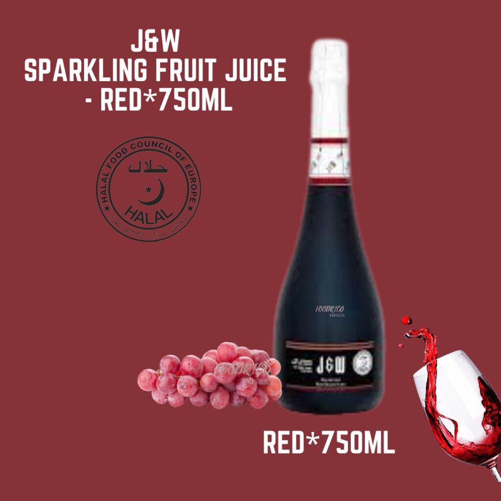 J&W Sparkling RED Grape Sparkling Juice | Lazada