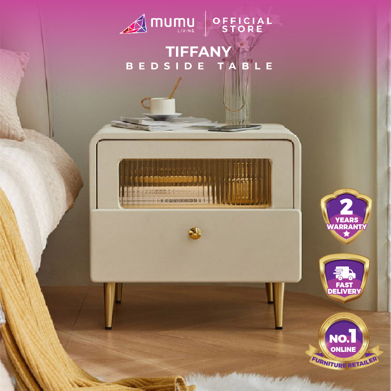 [MUMU Living] Tiffany Bedside Table | Lazada