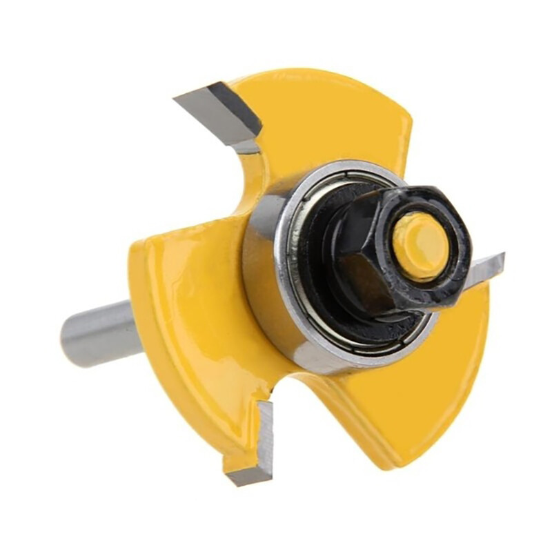 2ชิ้น/เซ็ต1/2*1/4ลิ้นRouter Bit & แท่นจัดวางดอกสว่านงานไม้เครื่องตัด ...
