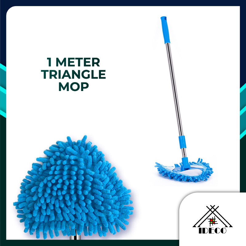 iDECO 1 Meter Segi Tiga Mop Lantai 180 Degree Rotatable Adjustable ...