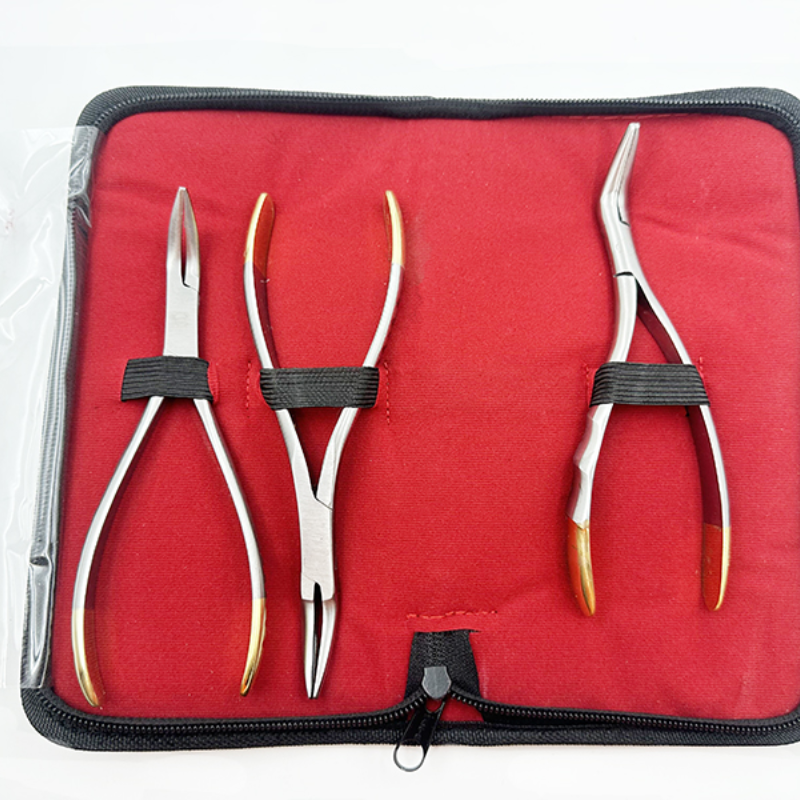 Dental Residual Root Tweezers Tooth Extraction Forceps Curved Maxillary ...