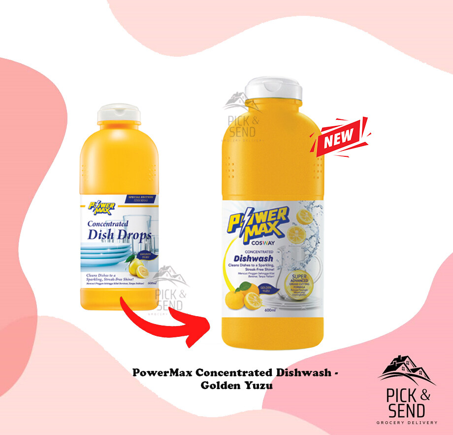 Cosway PowerMax Concentrated Dishwash - Golden Yuzu / Concentrated Dish ...